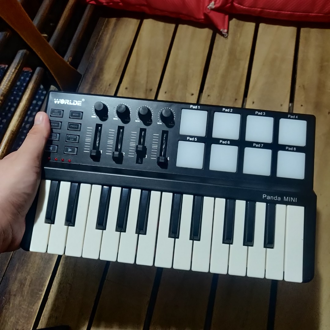WORLDE PANDA MIDI KEYBOARD, Hobbies & Toys, Music & Media, Musical ...