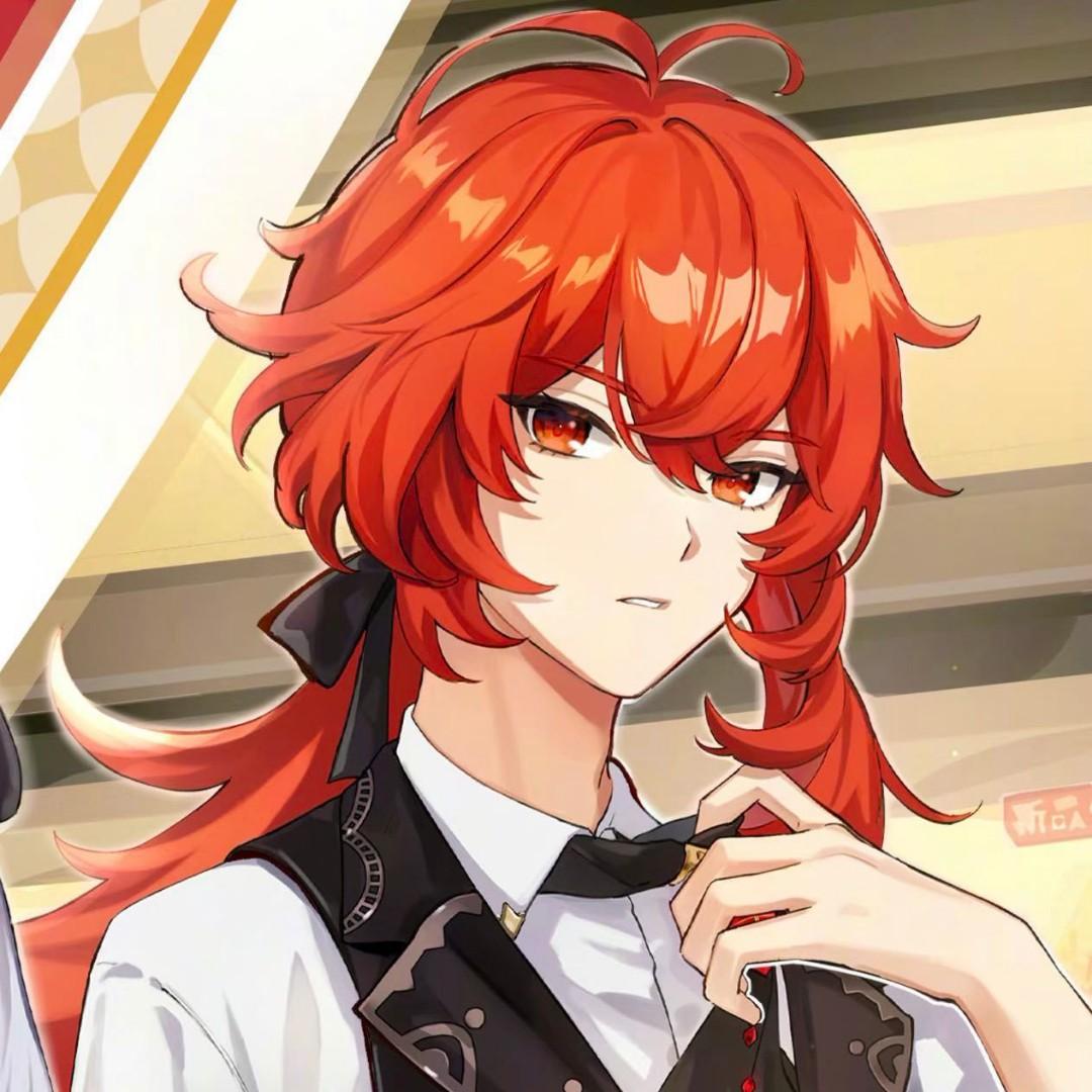 WTS/WTT Genshin Impact Diluc KFC cosplay set, Hobbies & Toys ...