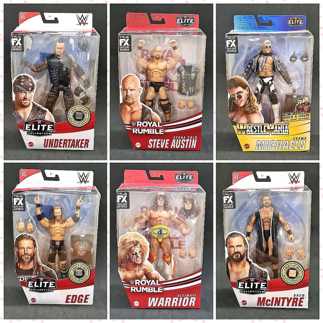 WWE Mattel Elite Figures, Hobbies & Toys, Toys & Games on Carousell
