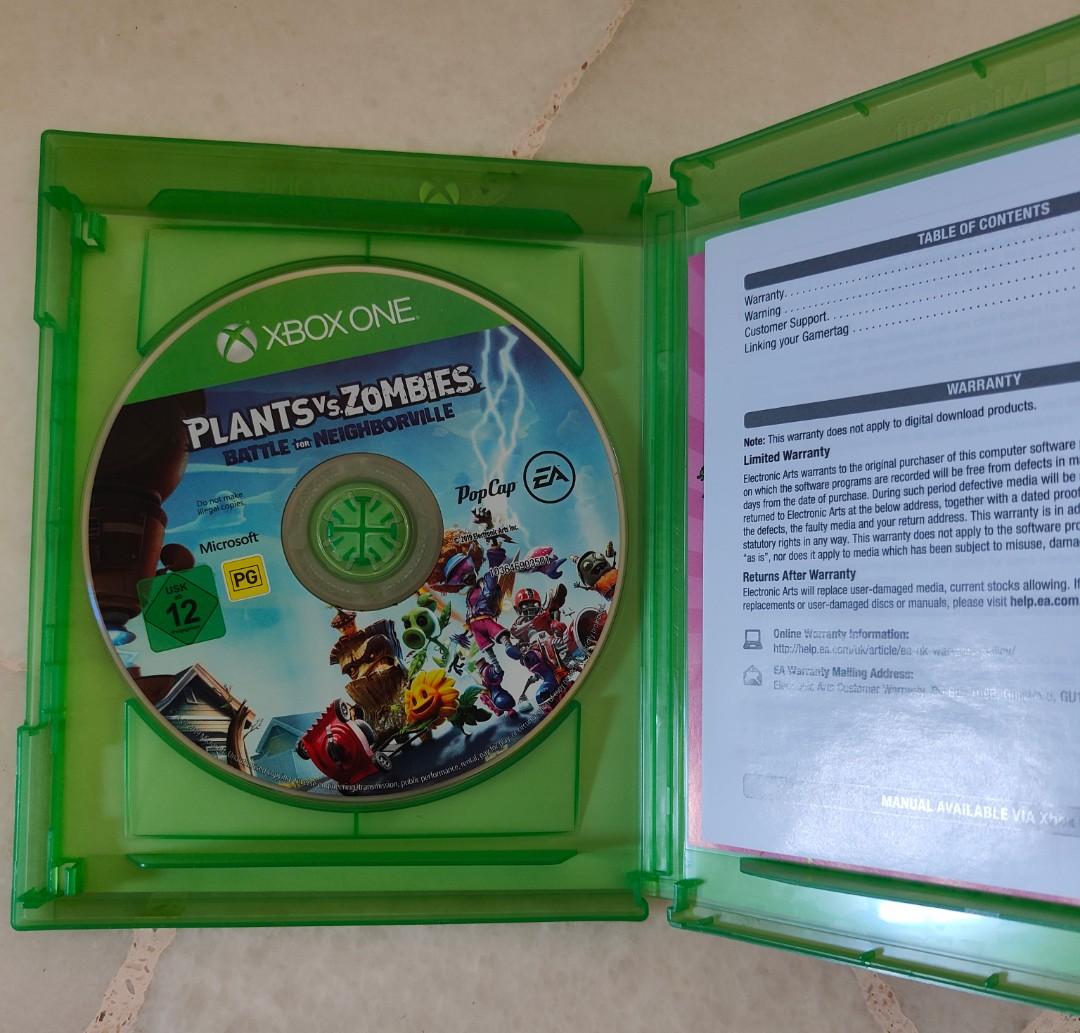 Xbox one plant vs zombies, Video Gaming, Video Games, Xbox on Carousell