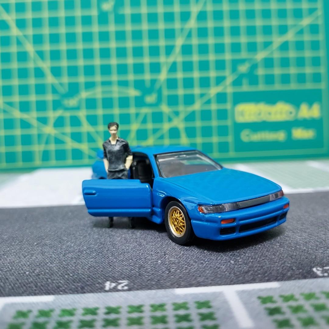 1/64 Nissan Sileighty blue, Hobbies & Toys, Toys & Games on Carousell