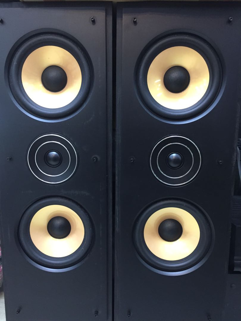 Accusound OM-650 3-way floor speaker, Audio, Soundbars, Speakers ...