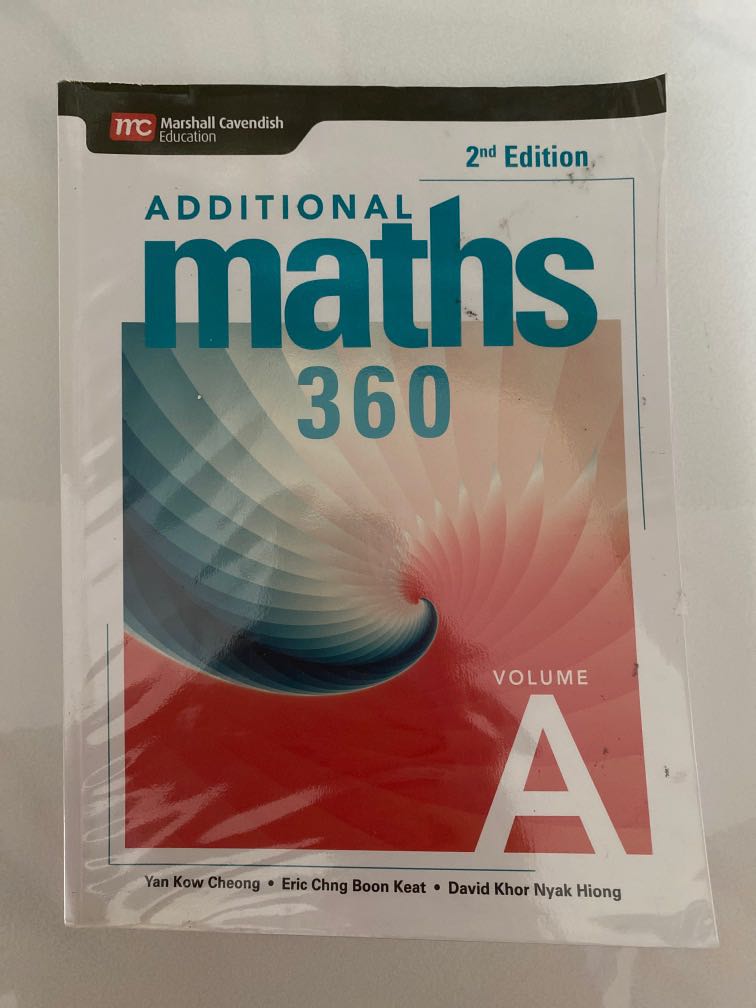 additional mathematics textbook vol A, Hobbies & Toys, Books ...
