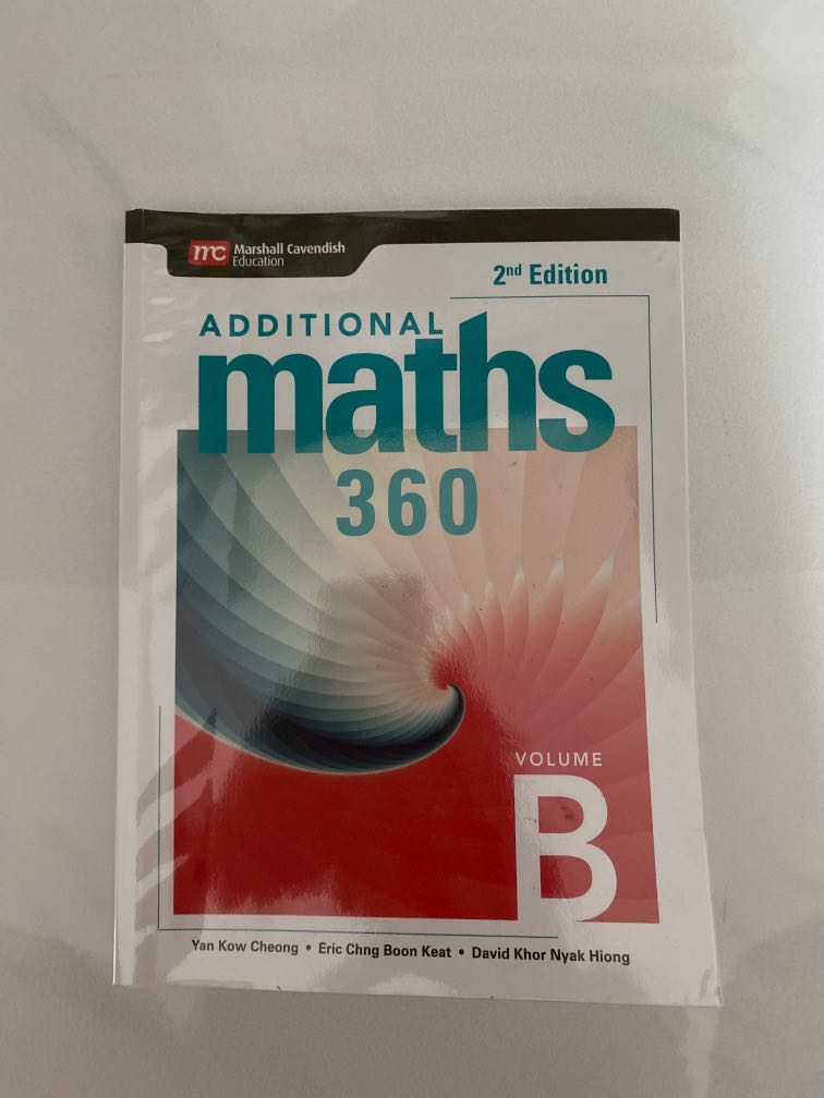 additional mathematics textbook vol b, Hobbies & Toys, Books ...