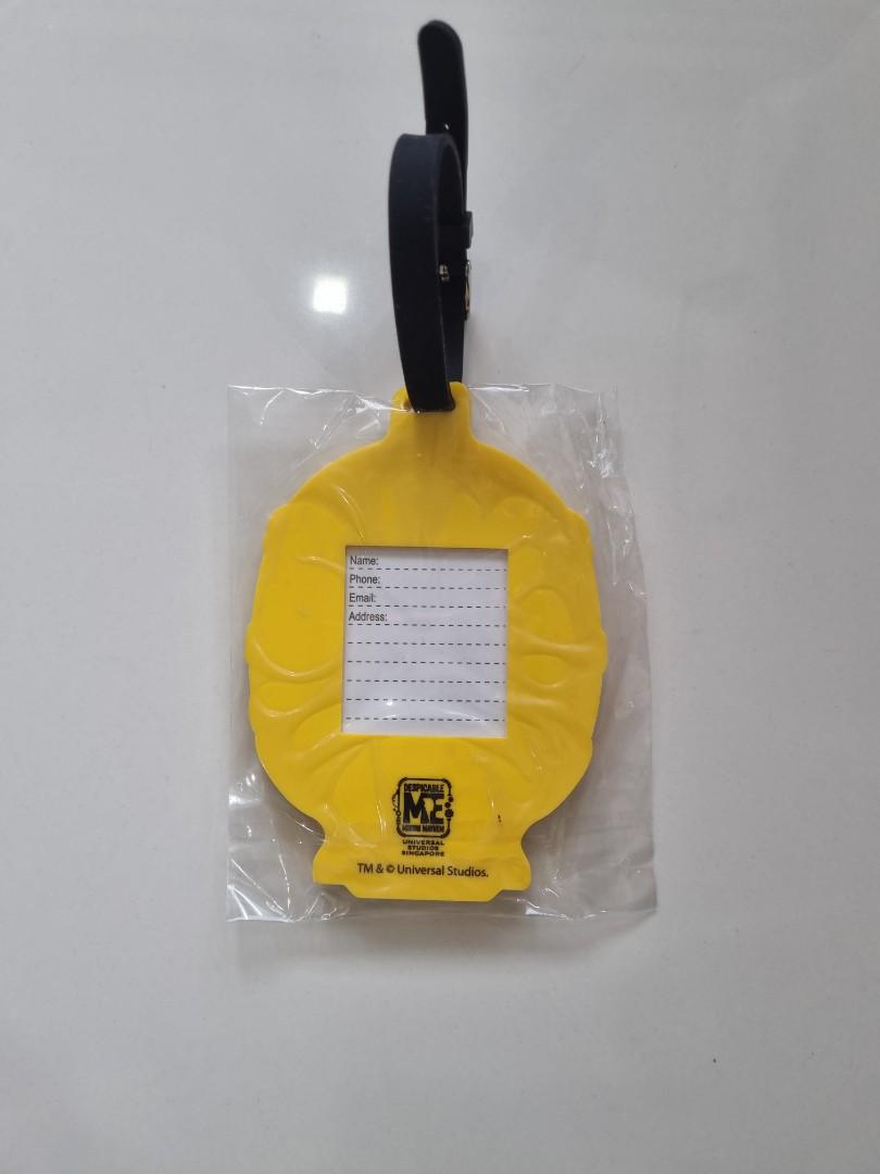 Authentic Minion Luggage Tag USS, Hobbies & Toys, Travel, Travel ...