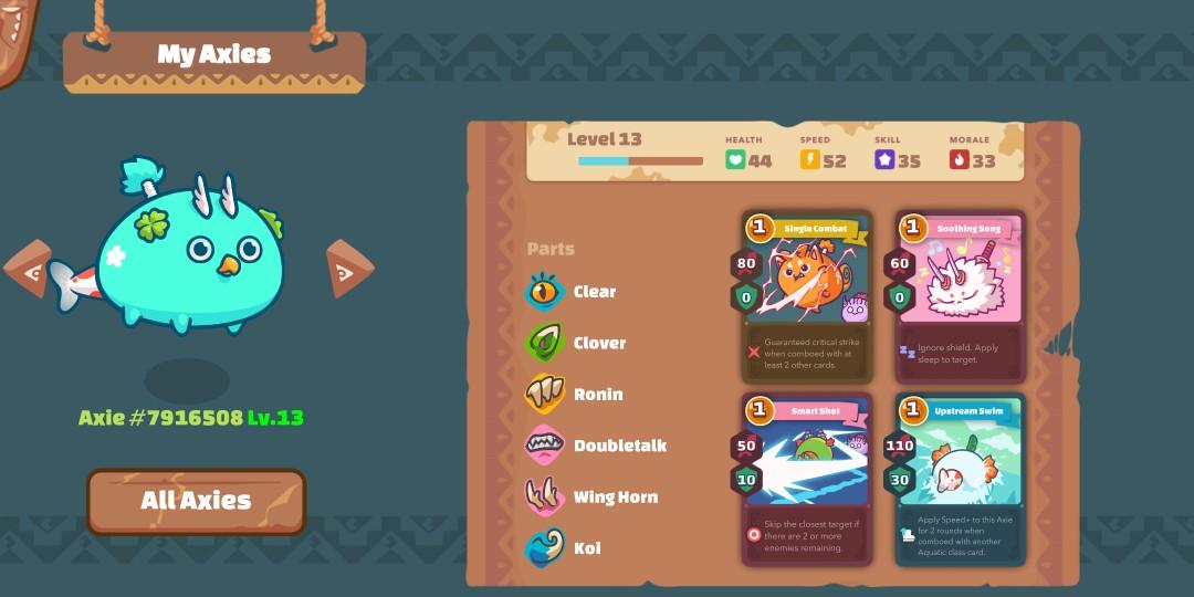 Axie infinity backdoor aqua, Video Gaming, Video Games, Others on Carousell