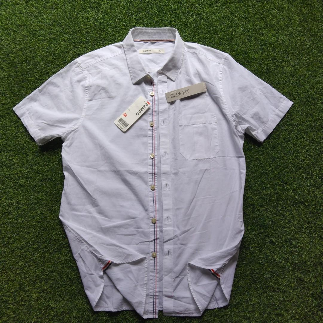 Baleno White Polo, Men's Fashion, Tops & Sets, Tshirts & Polo Shirts on ...