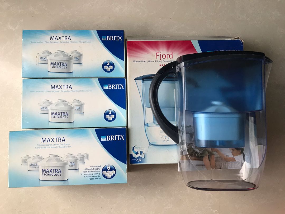 Brita Maxtra Filter & Fjord Jug, TV & Home Appliances, Kitchen ...