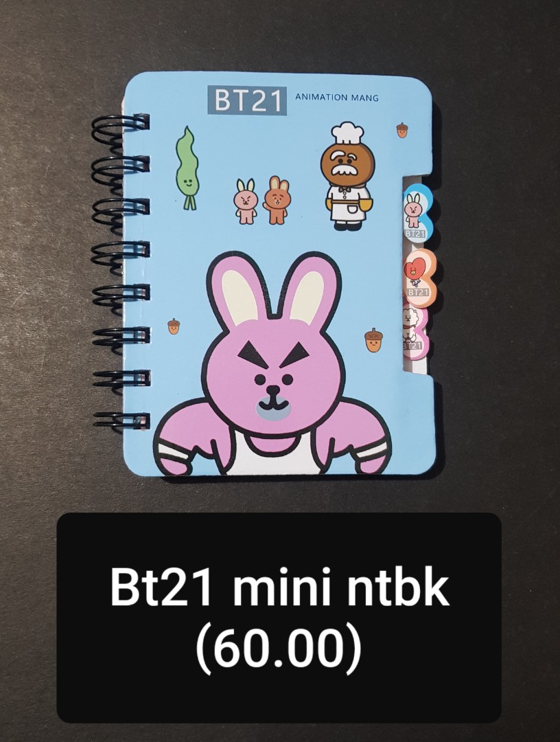 Bt21 mini notebook, Hobbies & Toys, Stationary & Craft, Stationery ...