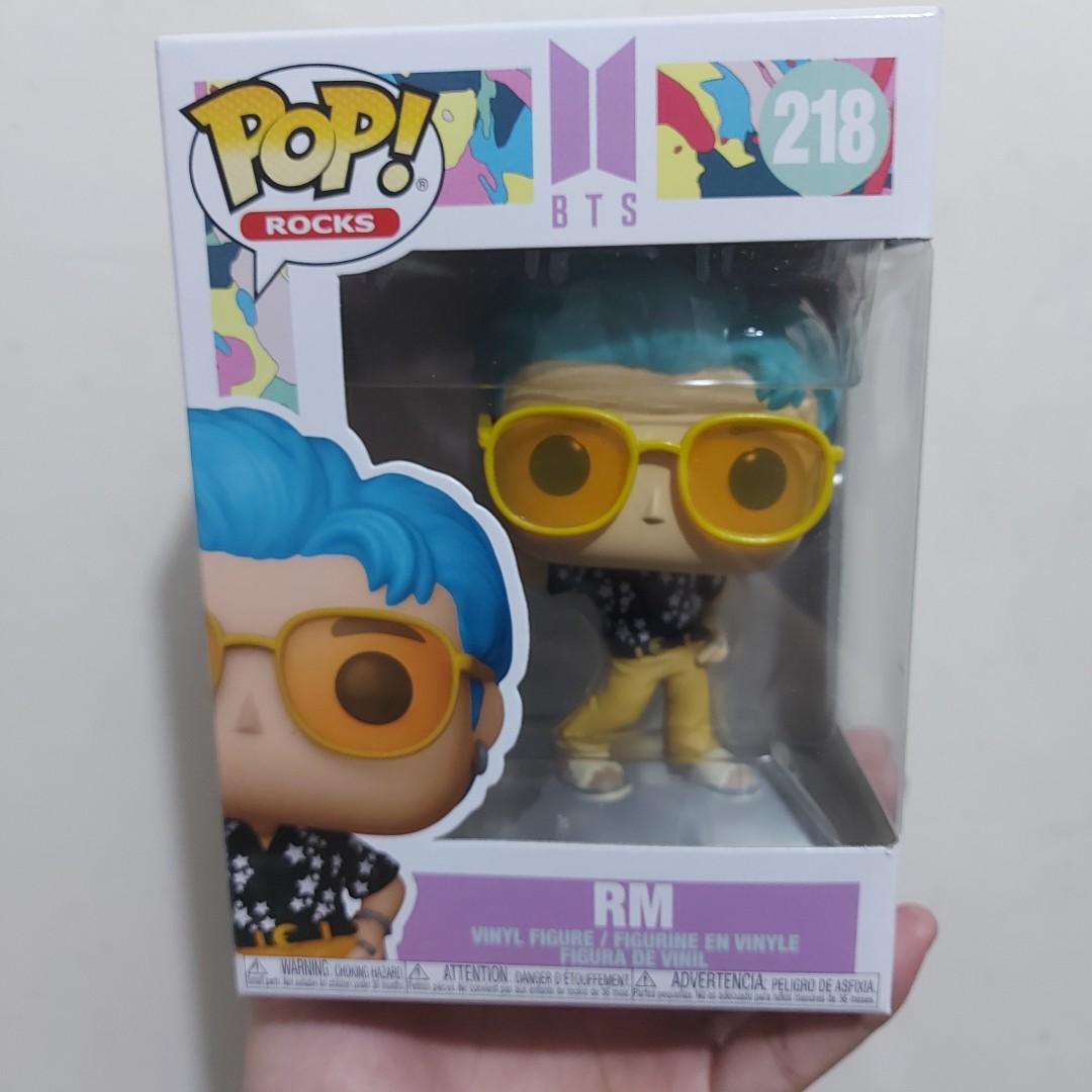 BTS Funko Pop! (Taehyung, RM), Hobbies & Toys, Toys & Games on Carousell