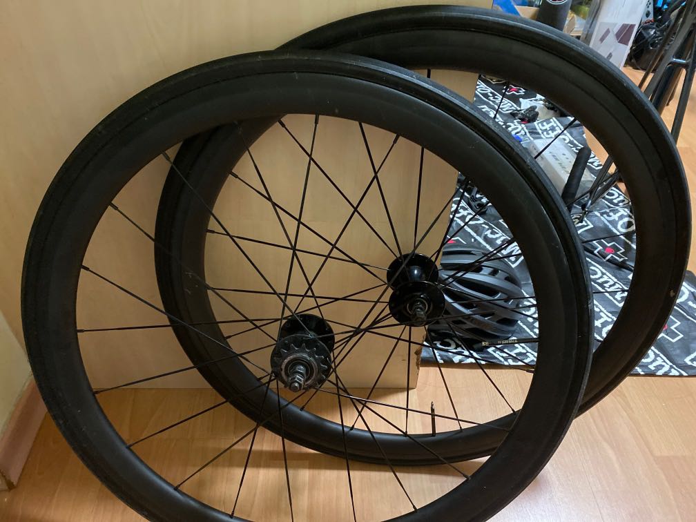 Carbon 40mm wheelset, Sports Equipment, Bicycles & Parts, Bicycles on ...