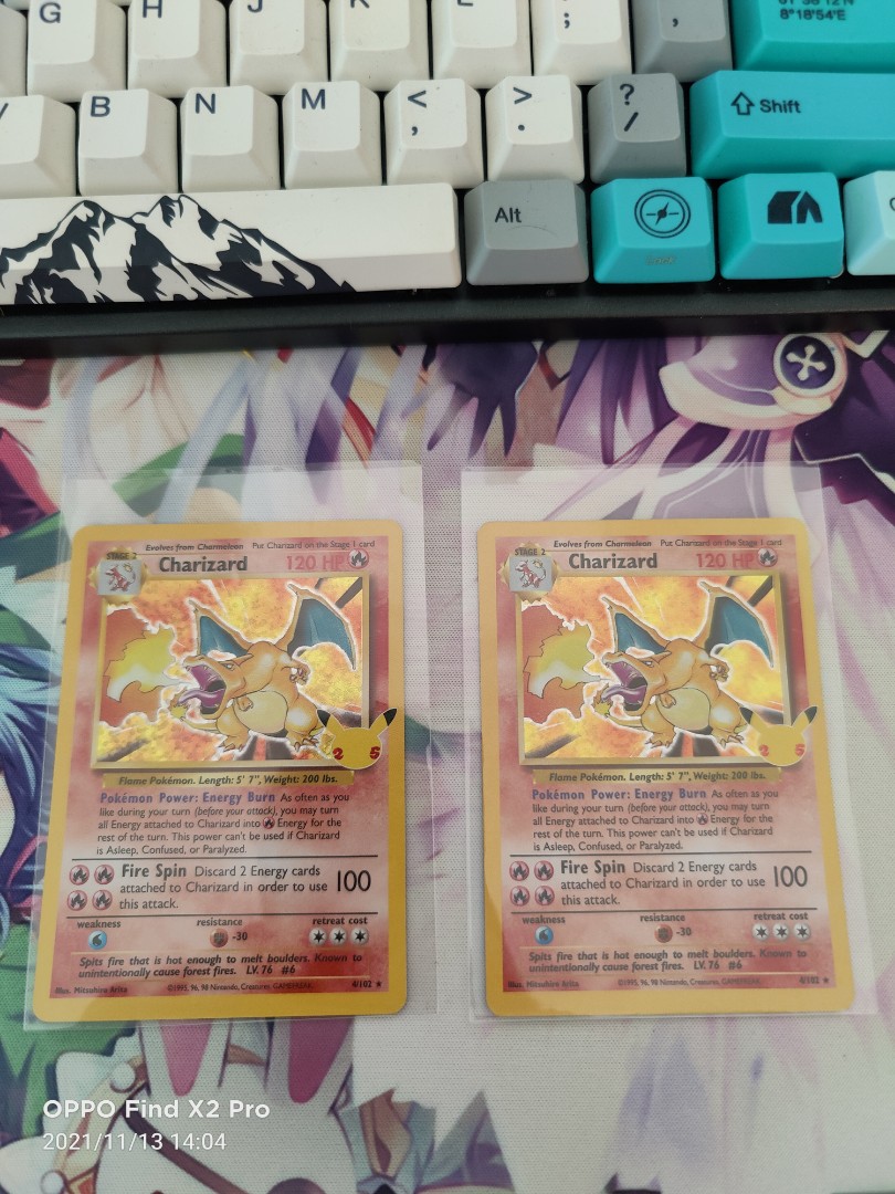 Charizard base set 25th anniversary celebration Mint PSA 10??BGS 9.5 ...