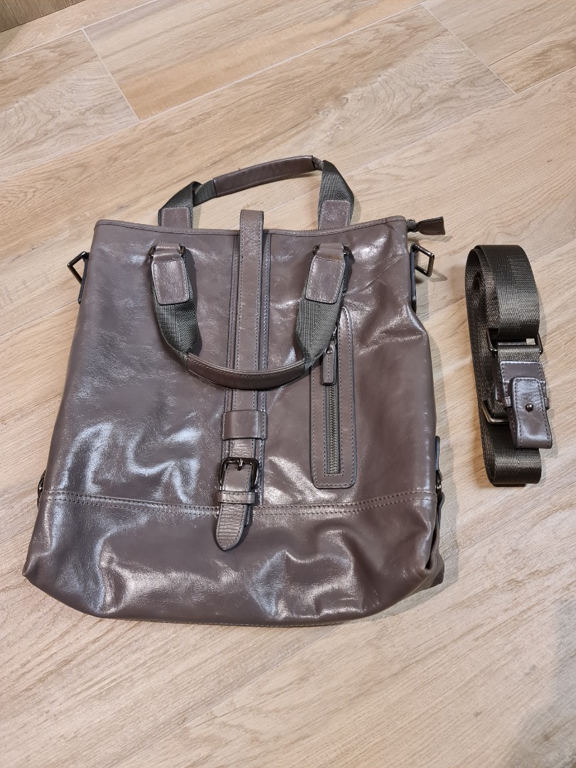 Charles Berkeley leather laptop bag, Men's Fashion, Bags, Sling Bags on ...