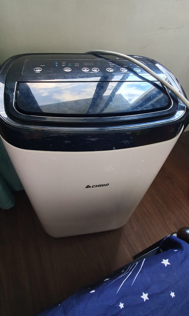 Chigo Portable Aircon 1.5hp, TV & Home Appliances, Washing Machines and ...