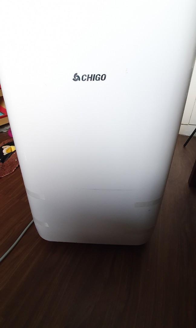 Chigo Portable Aircon 1.5hp, TV & Home Appliances, Washing Machines and ...