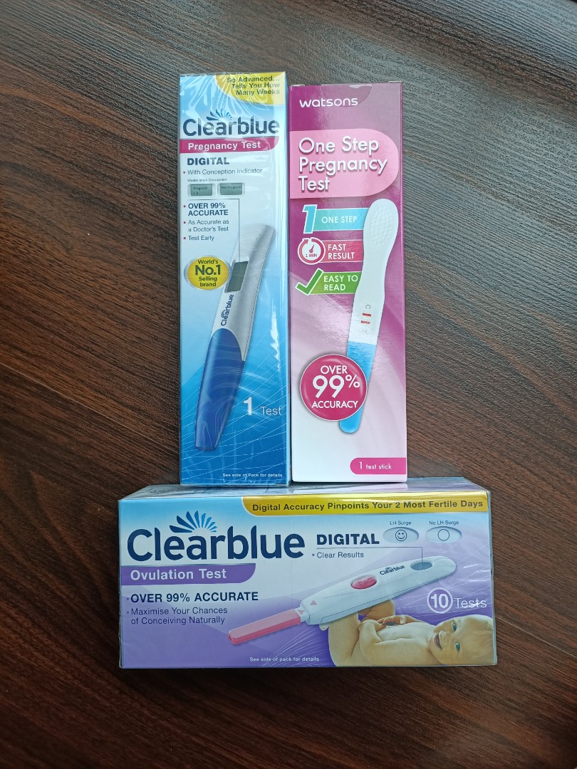 Clear blue Ovulation test kits and Pregnancy test kit, Babies & Kids ...