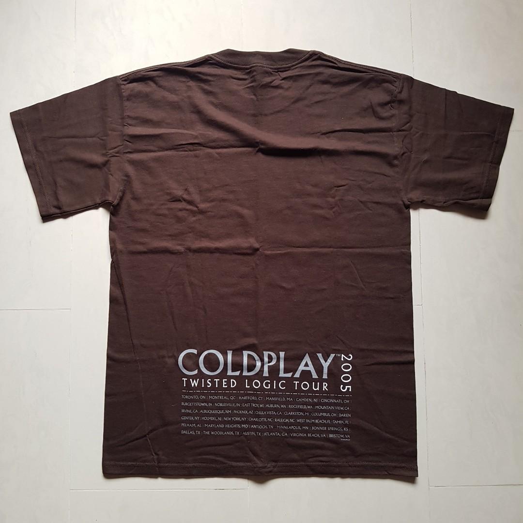 Coldplay 2005 rare vintage tour T-Shirt Tee official band music indie ...