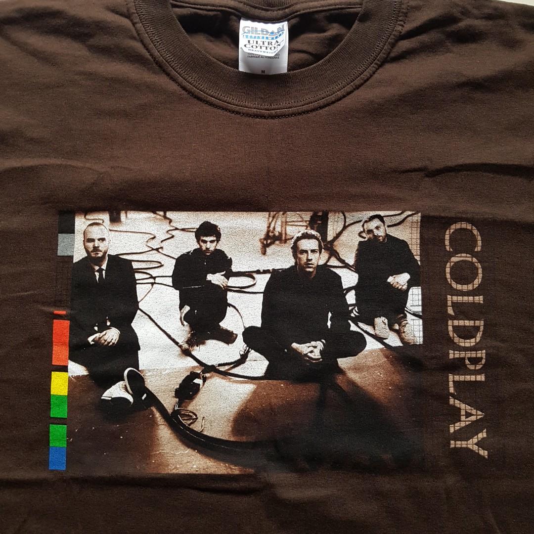 Coldplay 2005 rare vintage tour T-Shirt Tee official band music indie ...