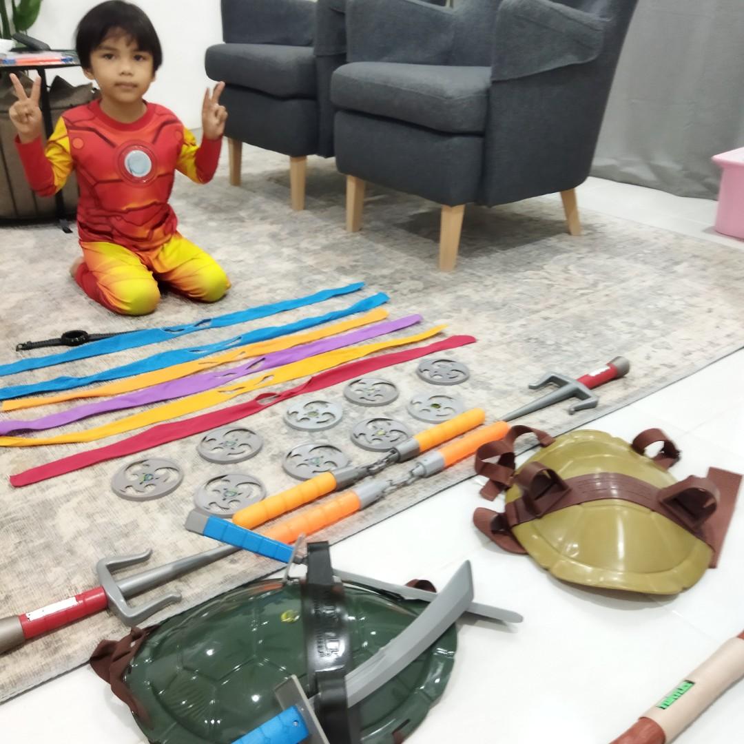 FOR ALL Superb COLLECTION FOR TMNT Complete Ninja Turtles weapons Toys ...