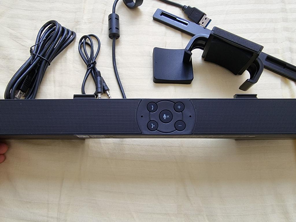 Dell Pro Stereo Computer Soundbar (AE515M) with advance mic array for ...