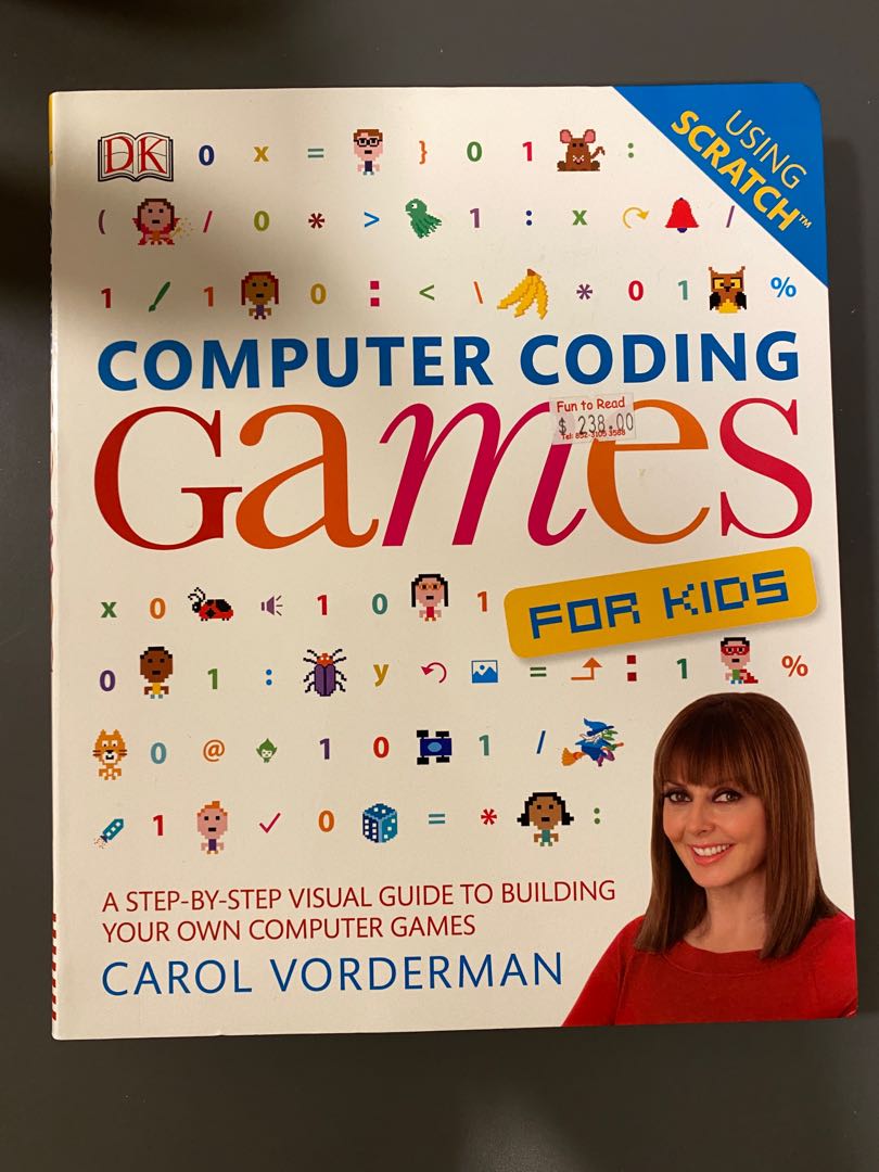 DK - Guide to build coding games, 興趣及遊戲, 書本 & 文具, 小朋友書 - Carousell