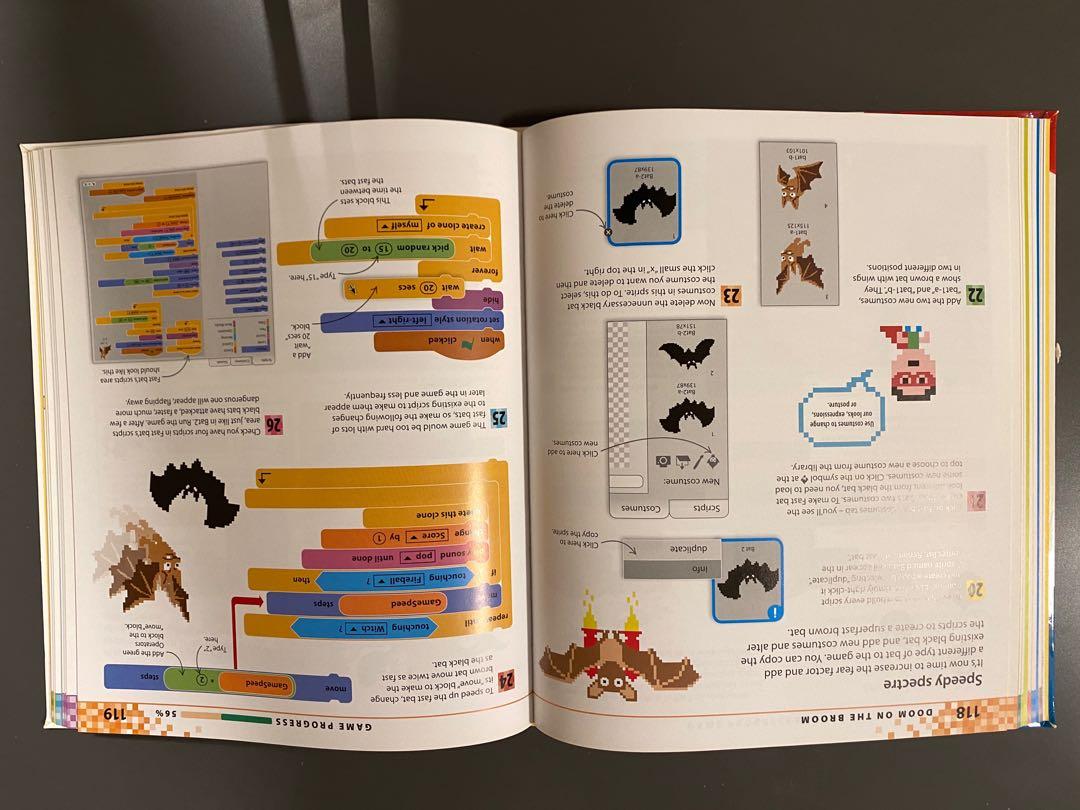 DK - Guide to build coding games, 興趣及遊戲, 書本 & 文具, 小朋友書 - Carousell