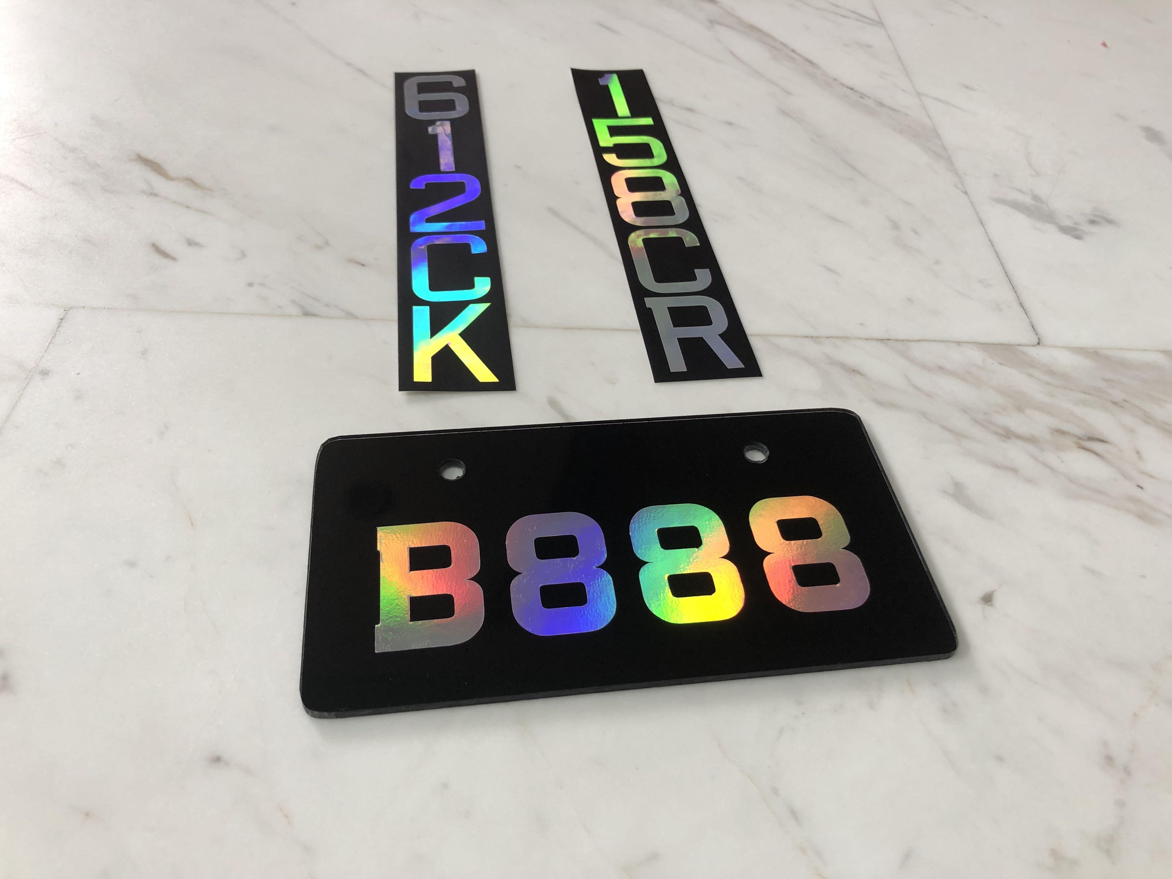 E-bike plate number( acrylic )/ metal/, Motorcycles, Motorcycle ...