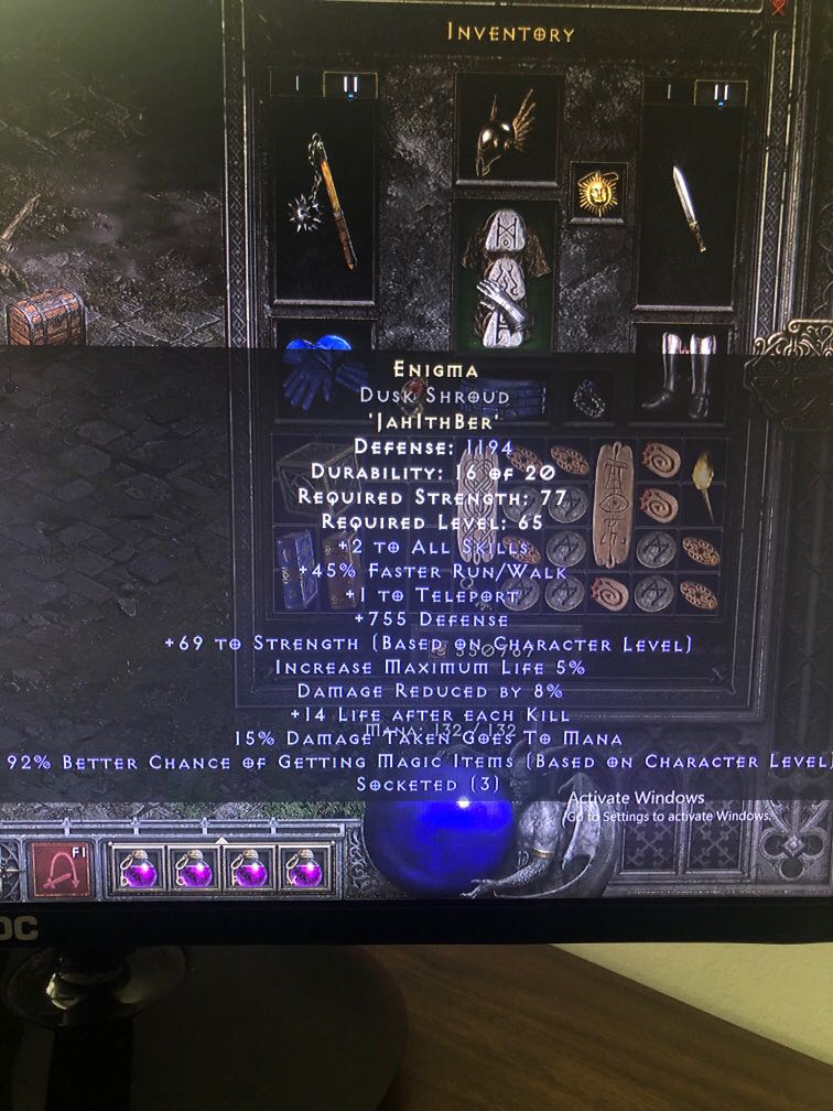 Enigma D2R PC Softcore Diablo 2 resurrected, Video Gaming, Gaming ...