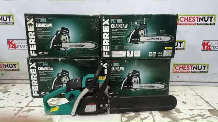 Ferrex Chainsaw 4 Stroke Gasoline Engine, Furniture & Home Living, Home ...