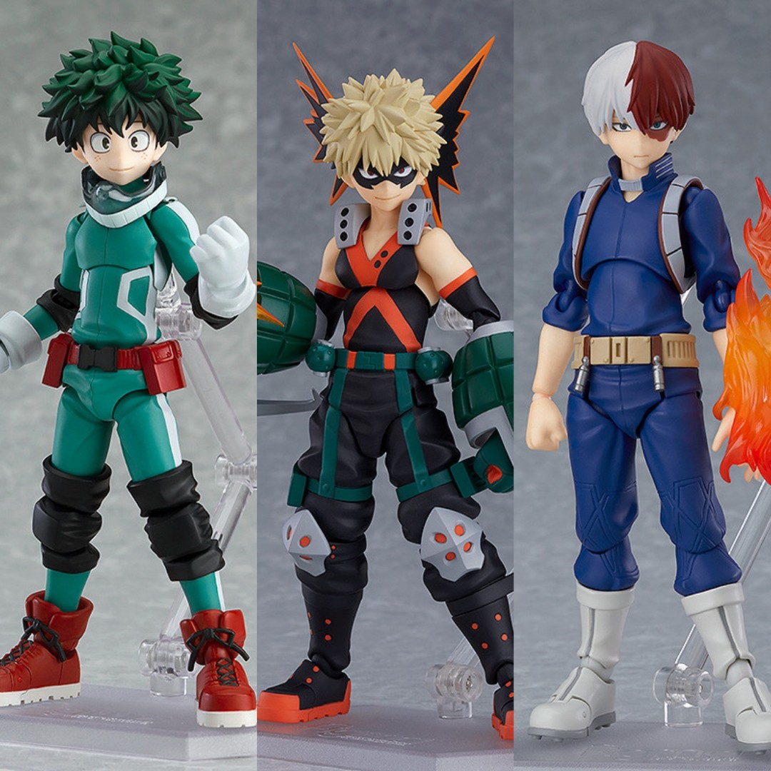 (Xmas sale) Figma MHA 323 443 476 Midoriya Bakugo Todoroki, Hobbies ...