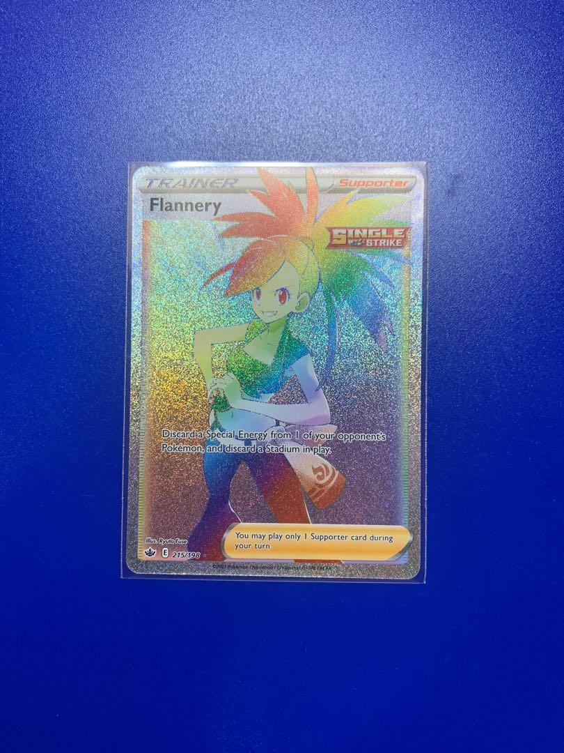 Flannery full art rainbow rare, Hobbies & Toys, Toys & Games on Carousell