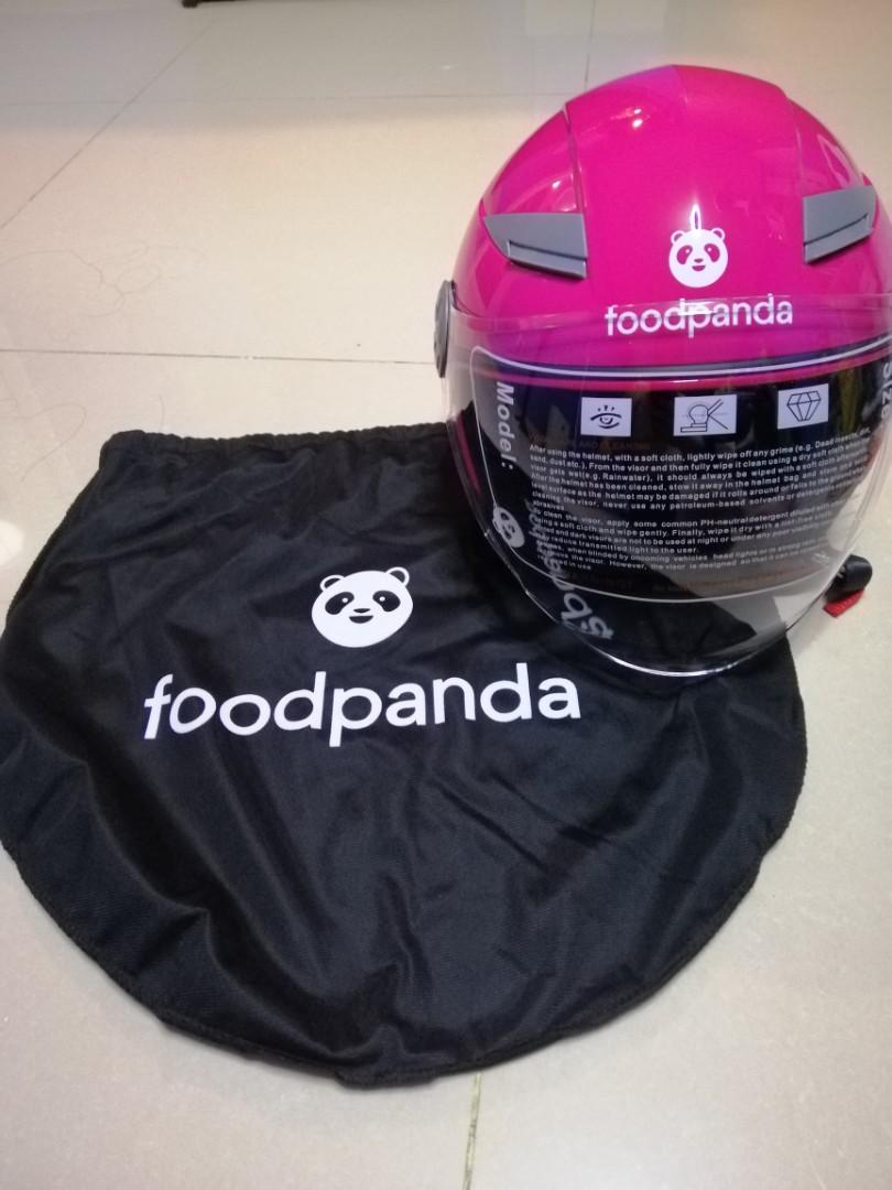 Foodpanda helmet, Motorcycles, Motorcycle Accessories on Carousell