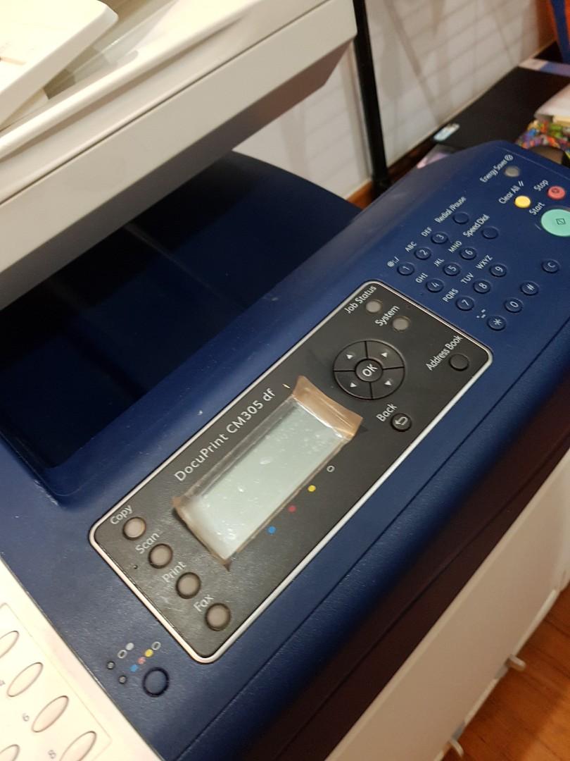 Fuji Xerox laser color printer Docuprint CM305 DF, Computers & Tech ...