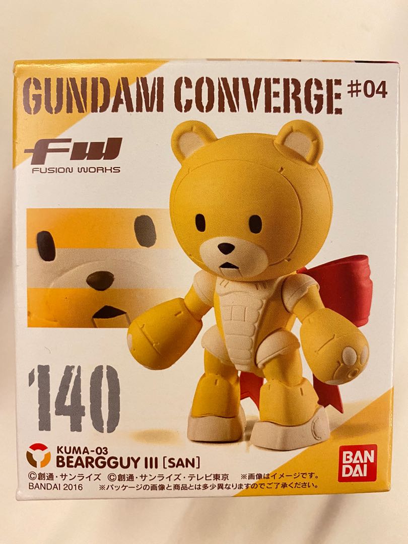 FW Gundam Converge 140 Kuma 03 Beargguy III (san), 興趣及遊戲, 玩具 & 遊戲類 - Carousell