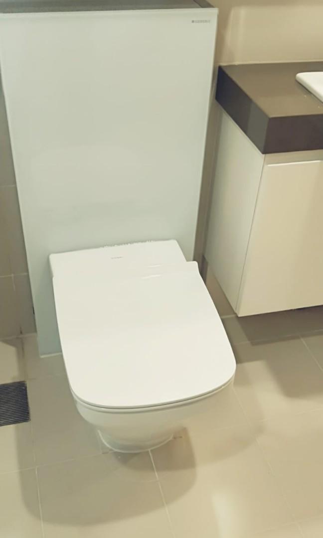 Geberit Monolith with duravit toilet installation call Uncle Heng ...