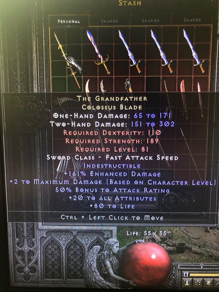 Grandfather D2R Diablo 2 resurrected PC Softcore, Video Gaming, Gaming ...