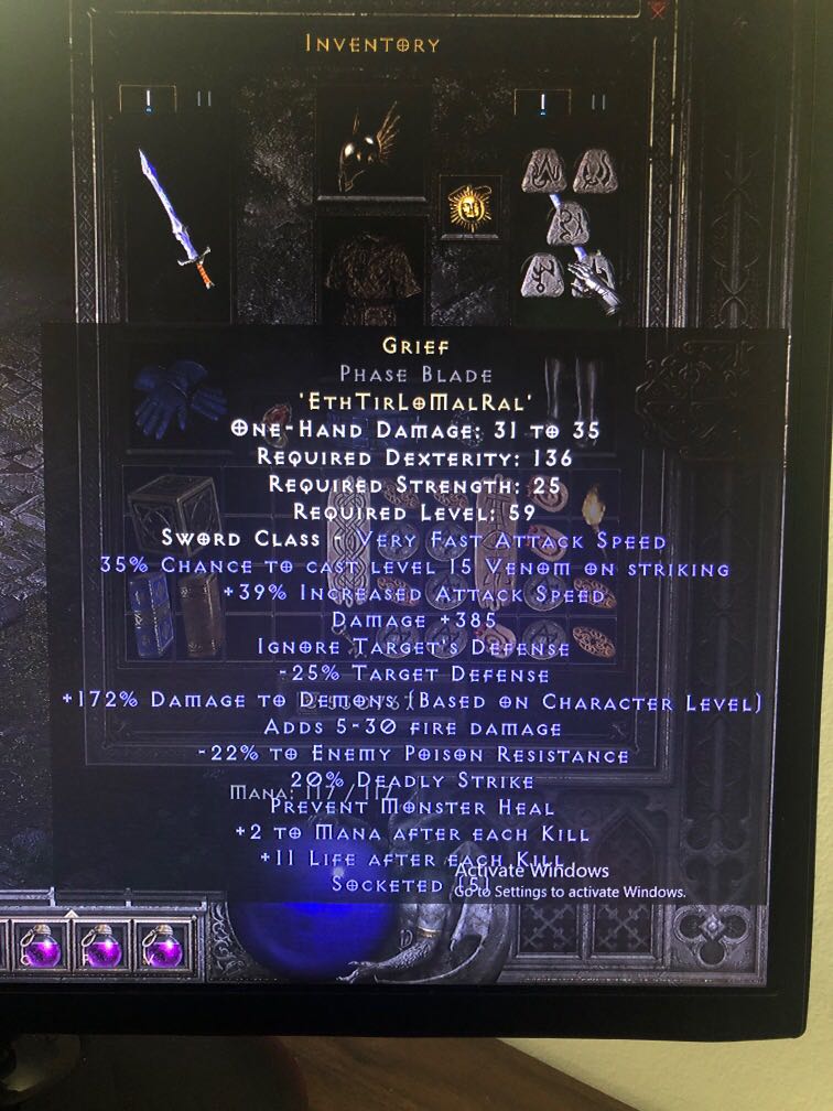 Grief D2R PC Softcore Diablo 2 resurrected, Video Gaming, Gaming ...