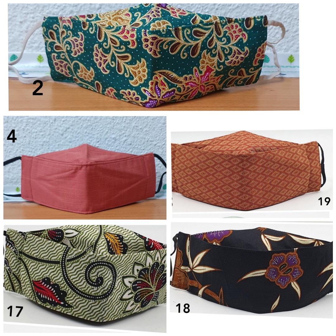 Handmade Reusable Washable Boat Mask, Health & Nutrition, Face Masks ...