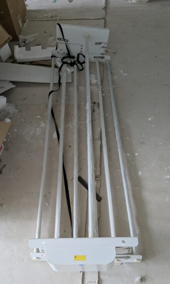 HDB BTO laundry rack, Furniture & Home Living, Home Improvement ...