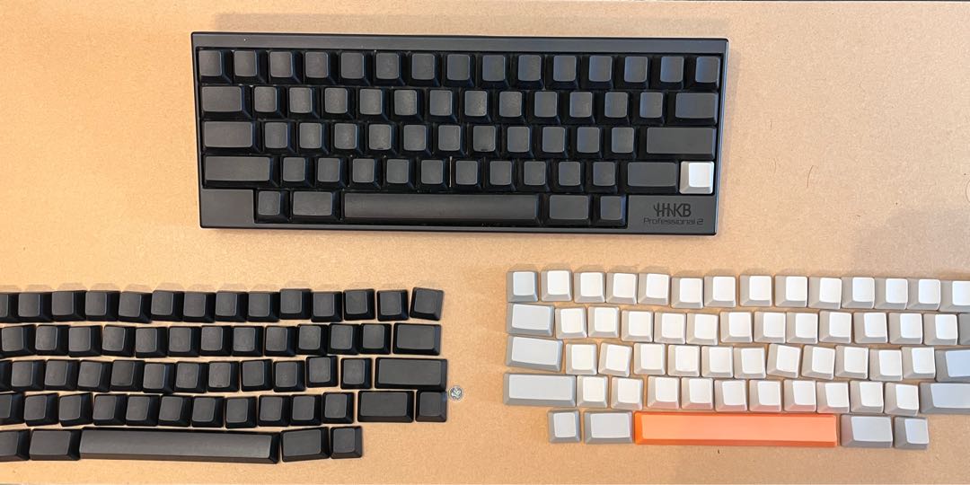 HHKB Pro Keycap Set: Original PFU Happy Hacking Keyboard Pro Key Top ...