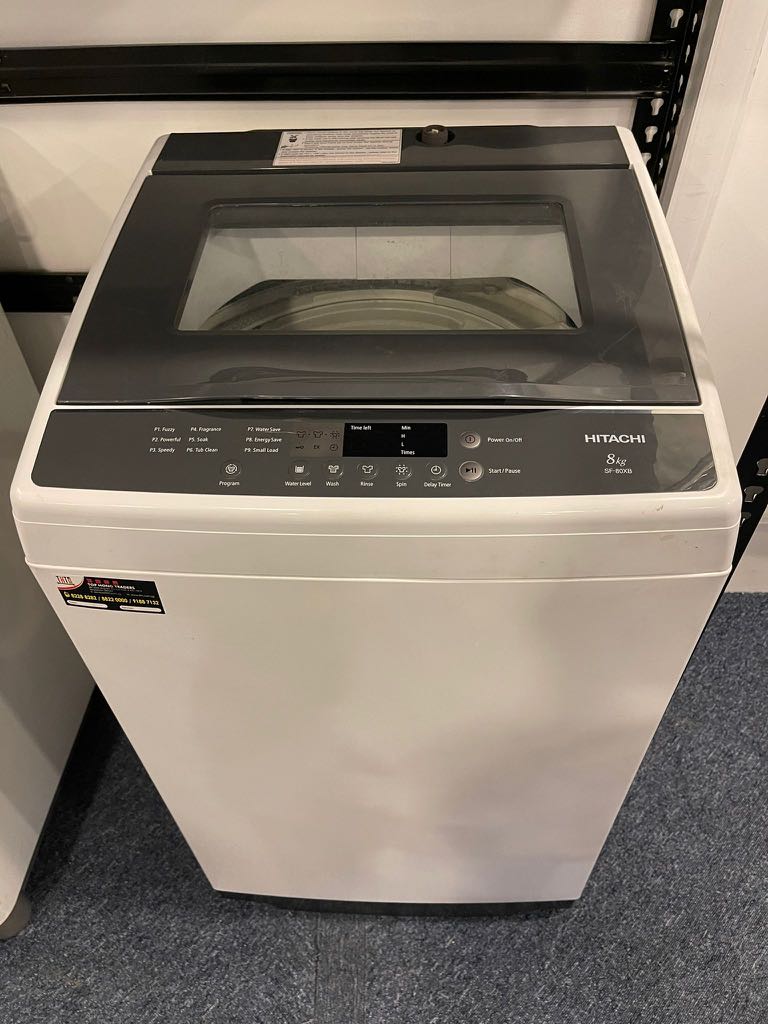 HITACHI SF80XB TOP LOAD WASHER (8KG), TV & Home Appliances, Washing ...