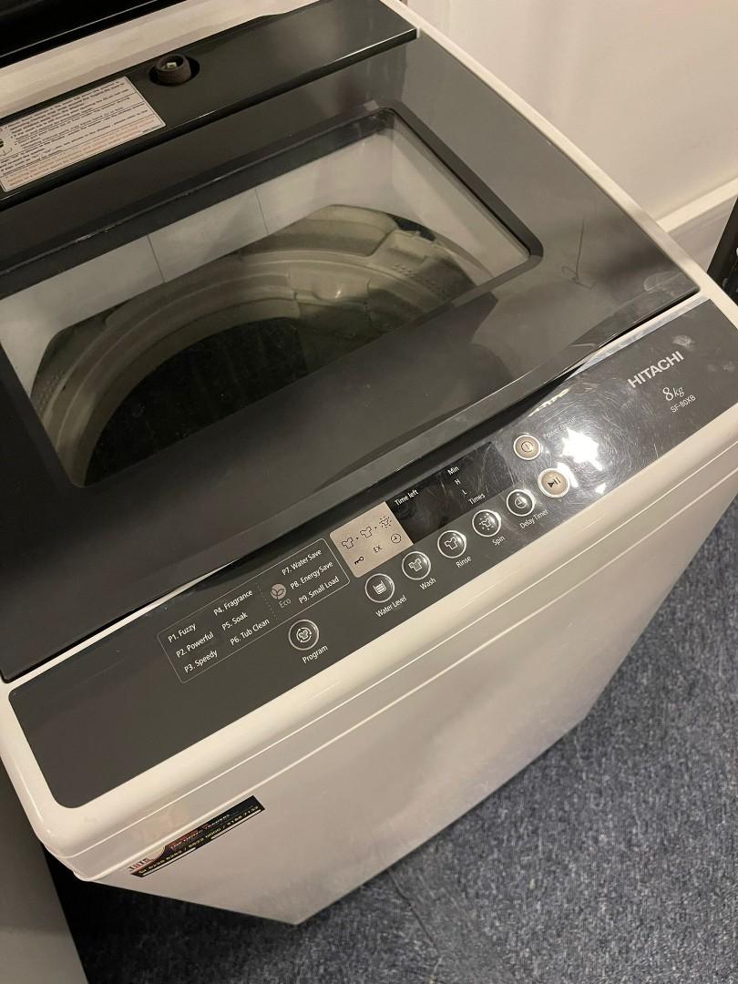 HITACHI SF80XB TOP LOAD WASHER (8KG), TV & Home Appliances, Washing ...