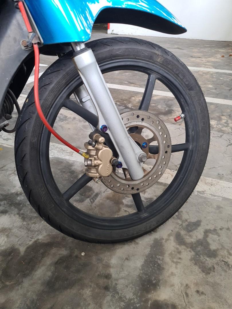 Honda Wave 125 SP522 Enkei Rims, Motorcycles, Motorcycle Accessories on ...