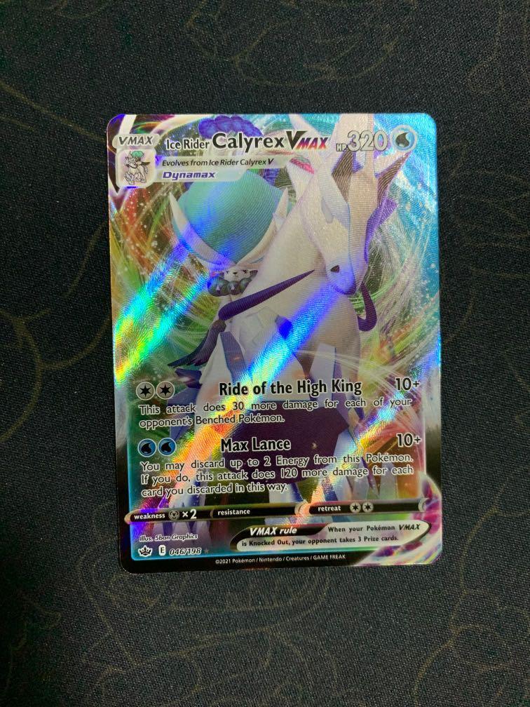 Ice Rider Calyrex Vmax 046/198, Hobbies & Toys, Toys & Games on Carousell