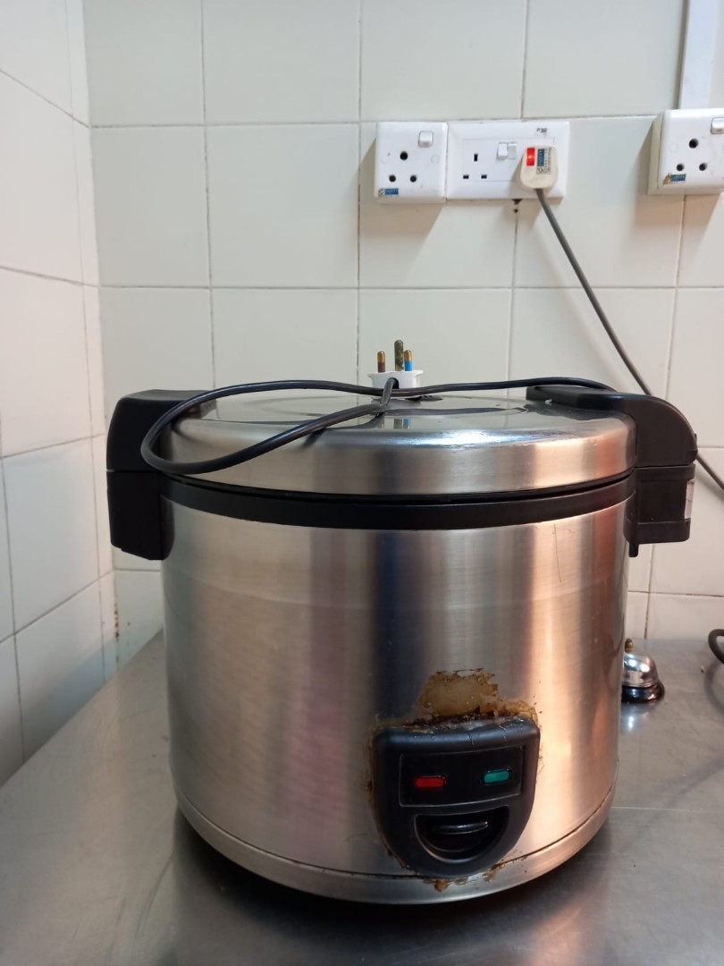 Industrial stainless steel rice cooker, TV & Home Appliances, Kitchen ...