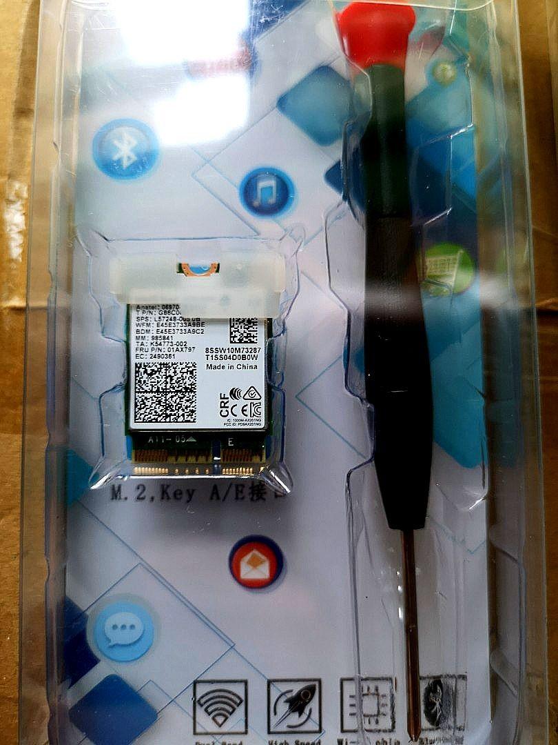 Intel AX201 NGW M2 CNvi Wireless WiFi6 card, Computers & Tech, Parts ...