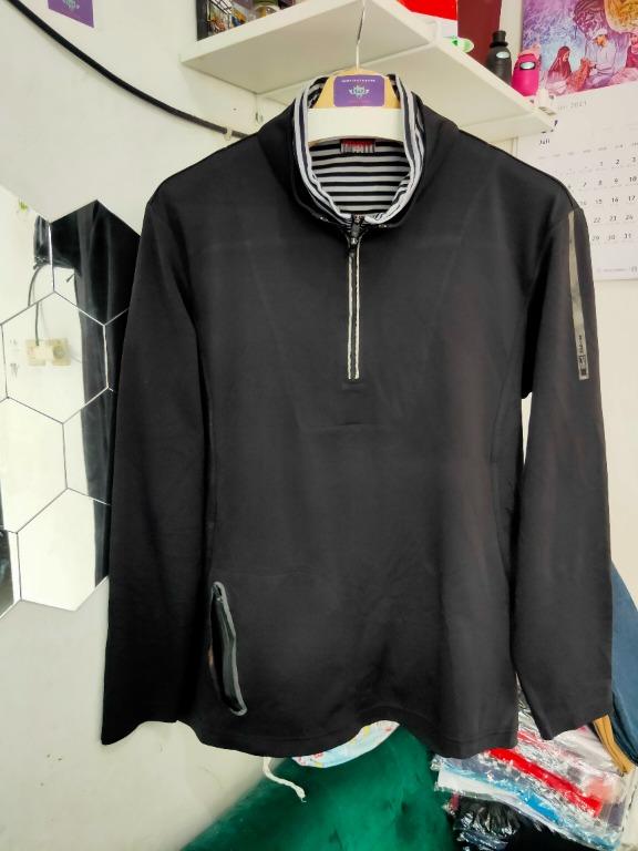Jaket Pro Specs Hitam Polos, Fesyen Pria, Pakaian , Atasan di Carousell