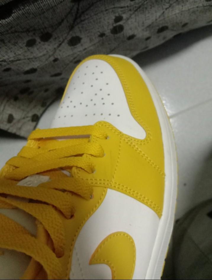 jordan 1s pollen low, Men's Fashion, Footwear, Sneakers on Carousell