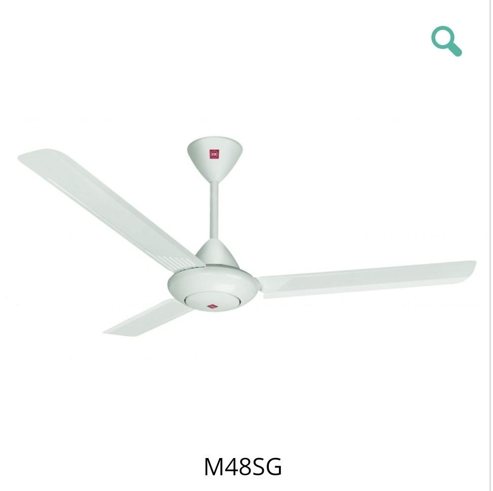KDK Celing Fan M48SG/M60SG (48" or 60"), Furniture & Home Living ...