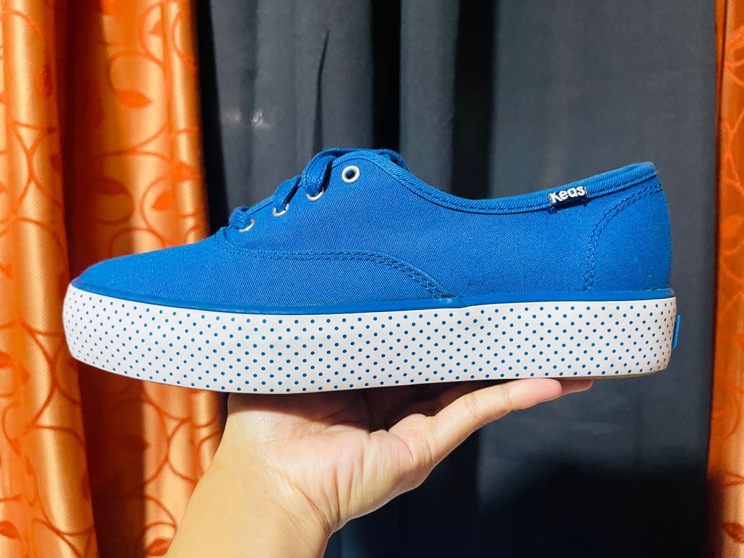Keds TRIPLE DOT FOXING BLUE, Women's Fashion, Footwear, Sneakers on ...